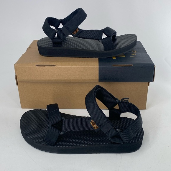 Teva | Shoes | Teva Youth Kids Original Universal Black Strappy Sandals ...
